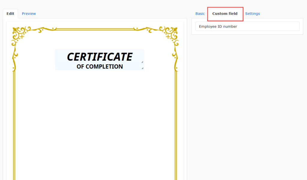 Creating a certificate template｜How to use learningBOX